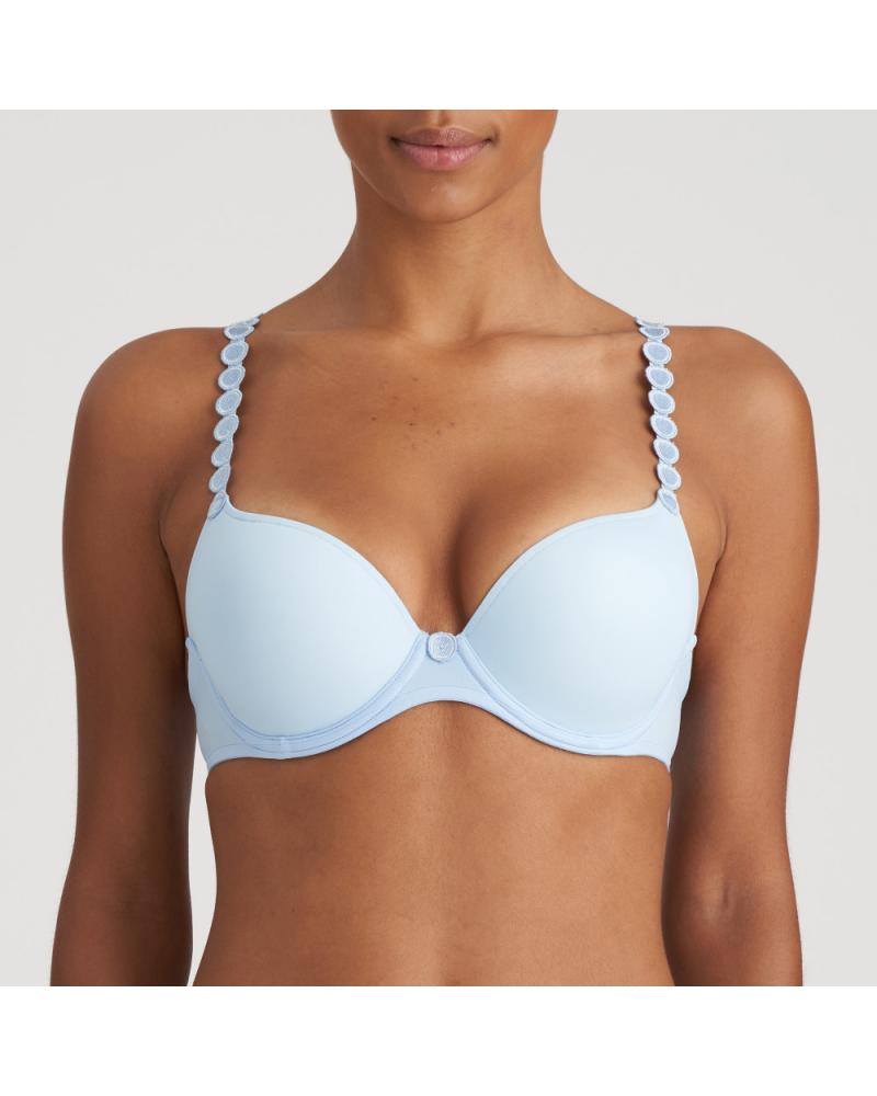 Sujetado Push Up Marie Jo L'Aventure colección Tom - TALLAS: 85b, 90b TALLAS 85B COLOR Azul Celeste